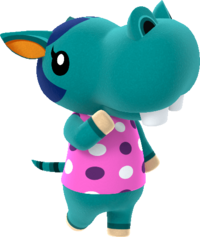 Berta - Animal Crossing Enciclopedia
