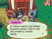 Azabache - Animal Crossing Enciclopedia
