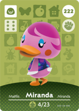 Miranda - Animal Crossing Enciclopedia