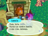 Leoncio - Animal Crossing Enciclopedia