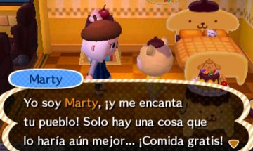 Marty - Animal Crossing Enciclopedia