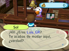Sol - Animal Crossing Enciclopedia