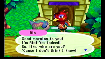 Rio - Animal Crossing Enciclopedia