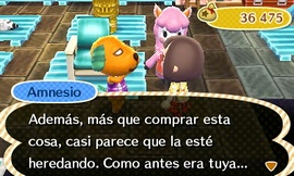 Amnesio - Animal Crossing Enciclopedia