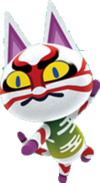 Kabuki - Animal Crossing Enciclopedia