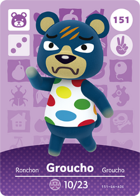 Groucho - Animal Crossing Enciclopedia