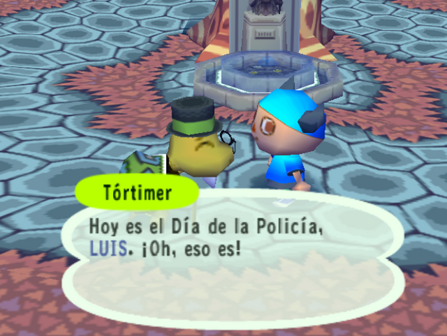 Día de la Policía - Animal Crossing Enciclopedia