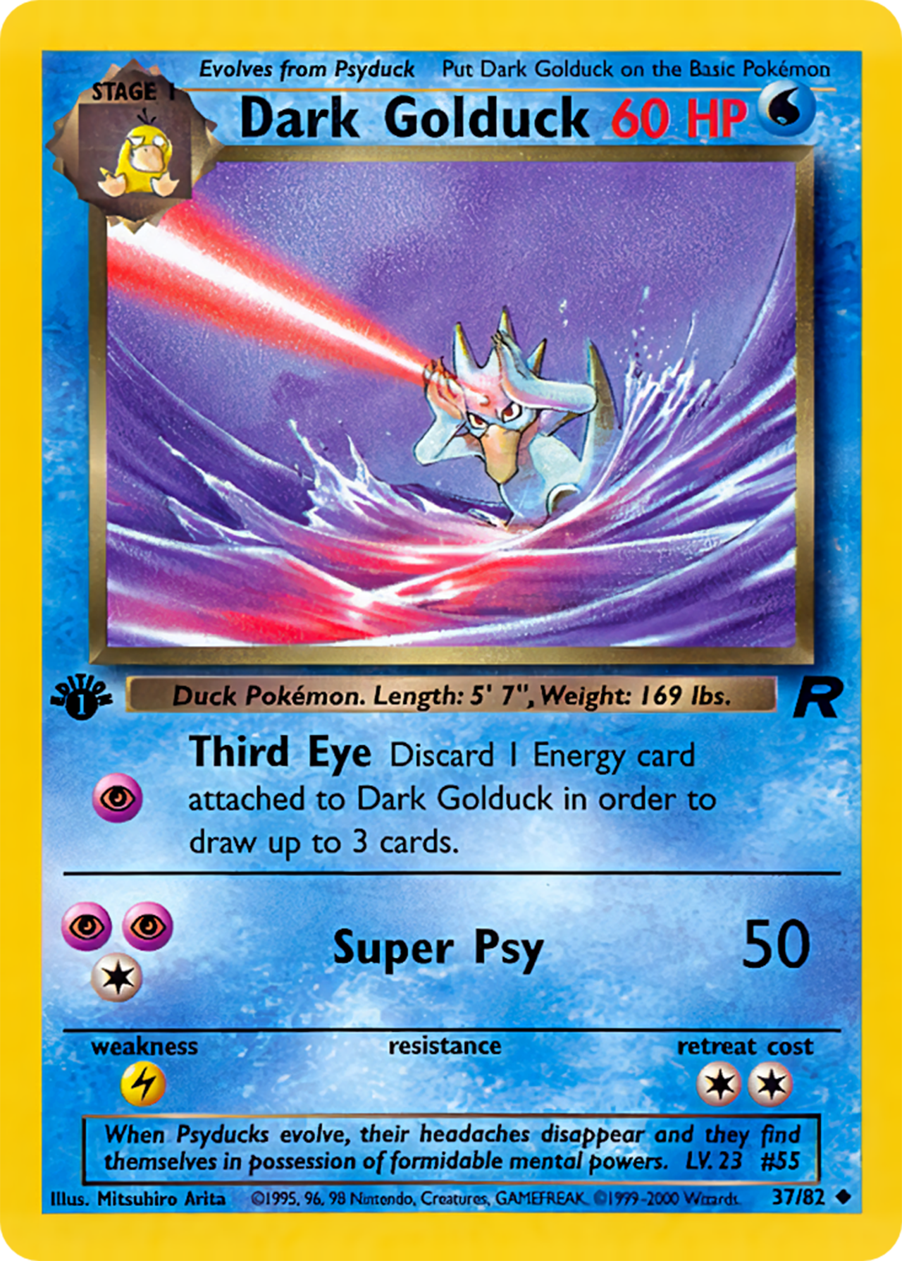 Dark Golduck (Team Rocket TCG) - WikiDex, la enciclopedia Pokémon