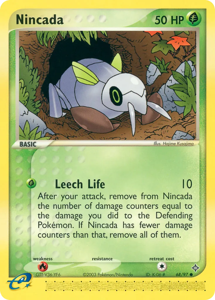 Nincada (Dragon 68 TCG) - WikiDex, la enciclopedia Pokémon