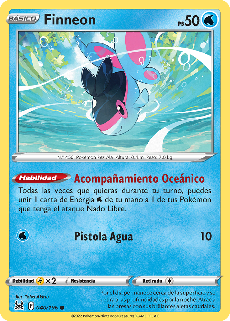Finneon (Origen Perdido TCG) - WikiDex, la enciclopedia Pokémon