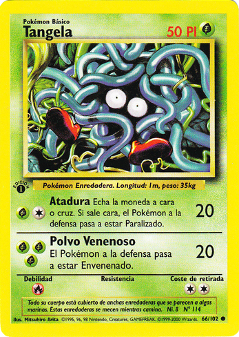 Tangela (Base Set TCG) - WikiDex, la enciclopedia Pokémon
