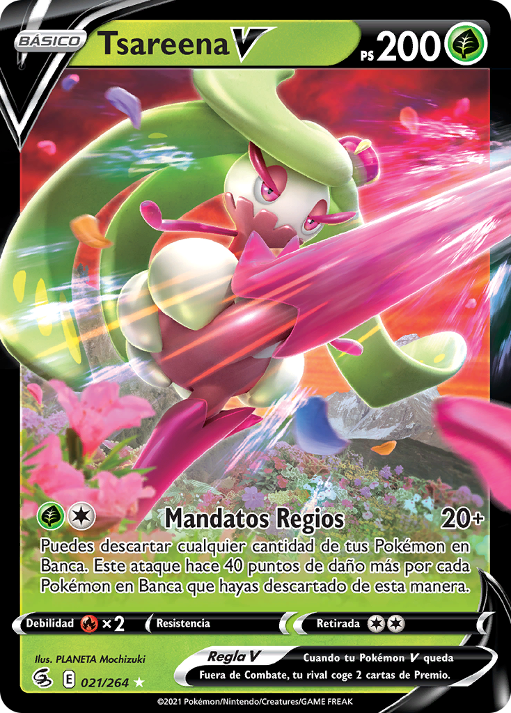 Tsareena V (Golpe Fusión TCG) - WikiDex, la enciclopedia Pokémon
