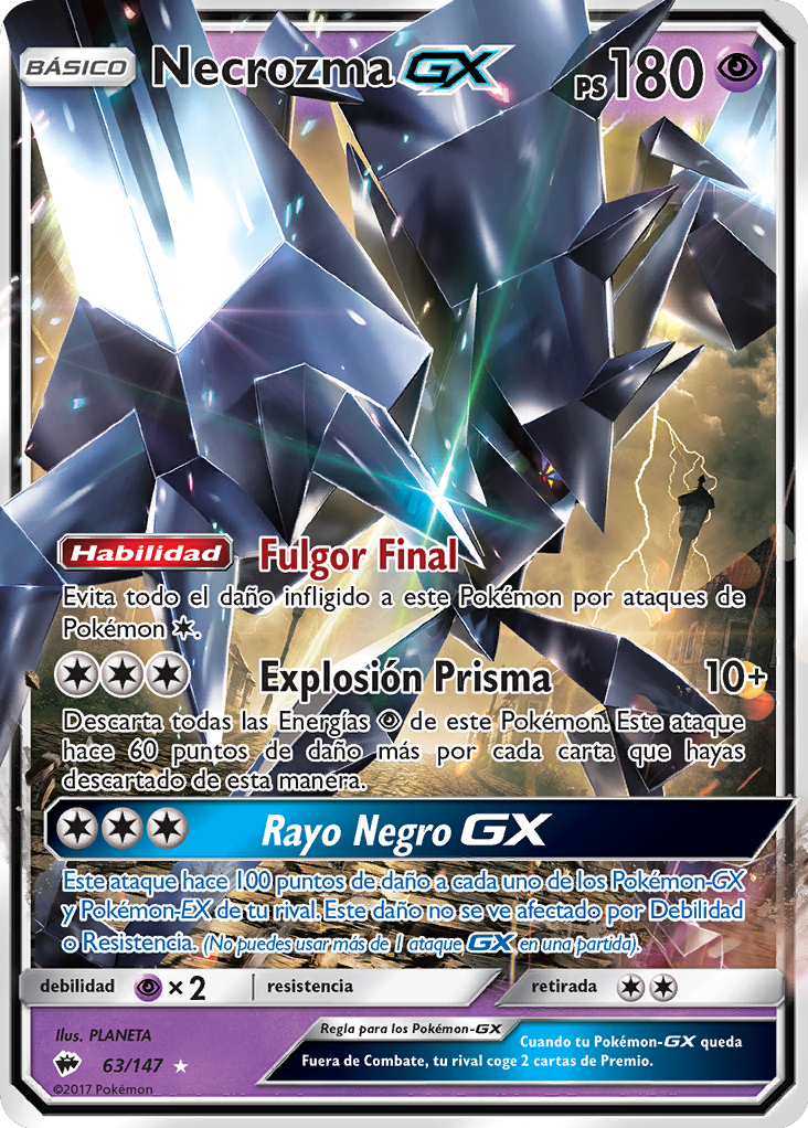 Necrozma-GX (Sombras Ardientes TCG) - WikiDex, la enciclopedia Pokémon