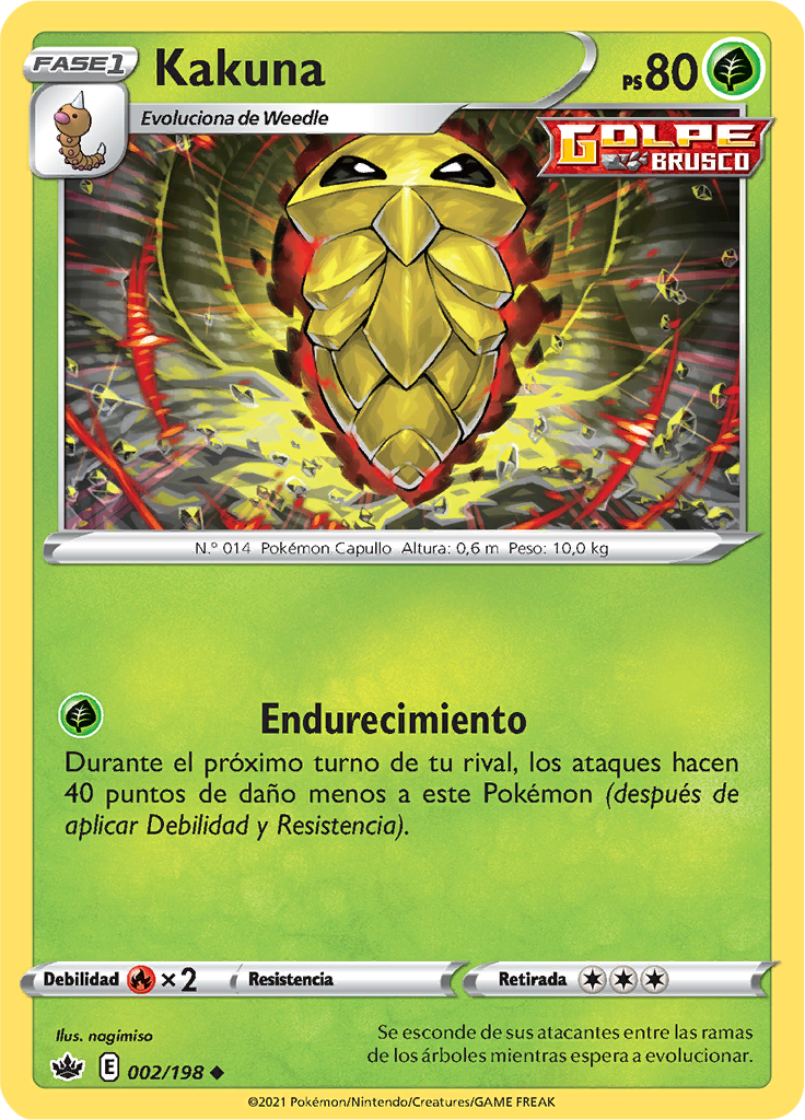 Kakuna (Reinado Escalofriante TCG) - WikiDex, la enciclopedia Pokémon