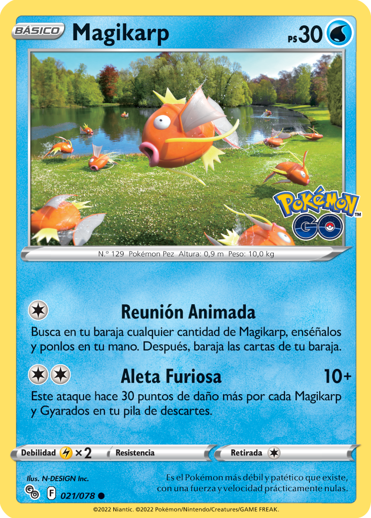 Magikarp (Pokémon GO TCG) - WikiDex, la enciclopedia Pokémon