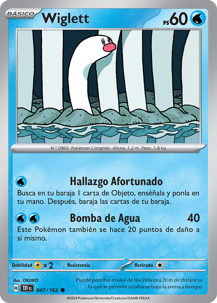 Wiglett (Fuerzas Temporales TCG) - WikiDex, la enciclopedia Pokémon