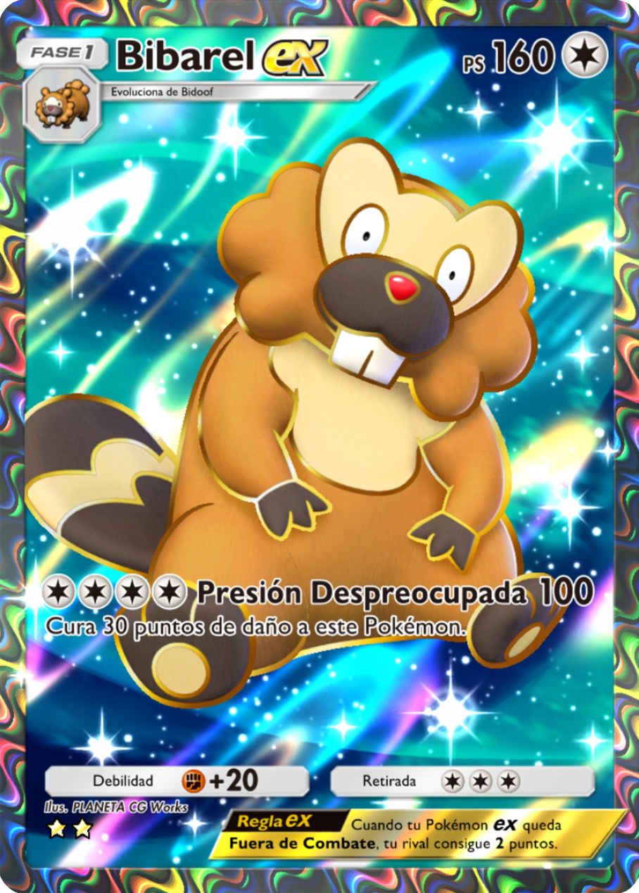 Bibarel ex (Festival Brillante TCG Pocket) - WikiDex, la enciclopedia ...
