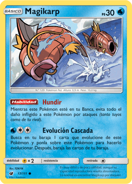 Magikarp (Invasión Carmesí TCG) - WikiDex, la enciclopedia Pokémon