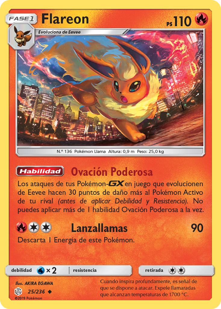Flareon (Eclipse Cósmico TCG) - WikiDex, la enciclopedia Pokémon