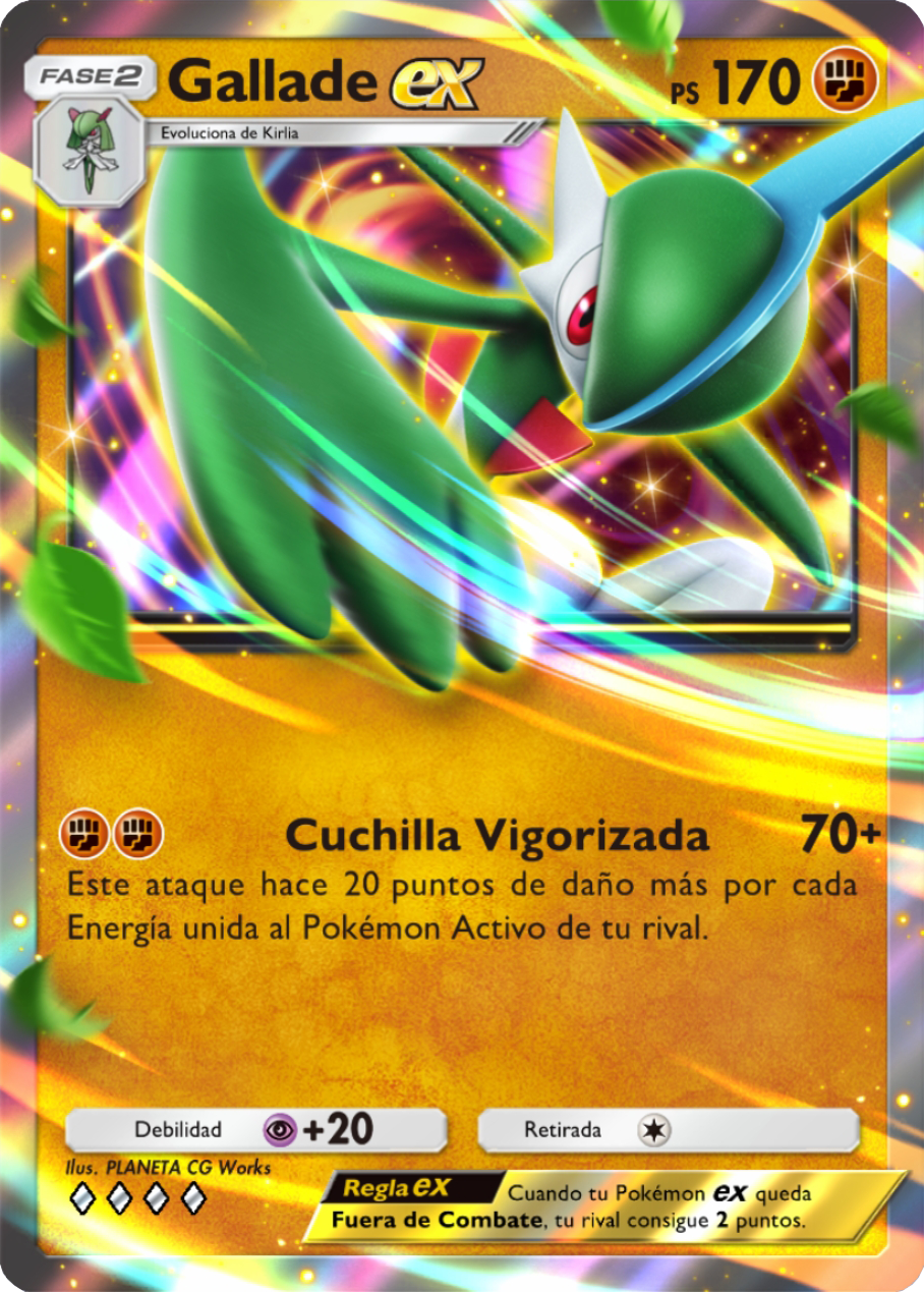 Gallade ex (Pugna Espaciotemporal TCG Pocket) - WikiDex, la ...