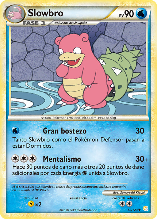 Slowbro (HeartGold & SoulSilver TCG) - WikiDex, la enciclopedia Pokémon