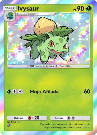 Ivysaur (Genes Formidables TCG Pocket) - WikiDex, la enciclopedia Pokémon