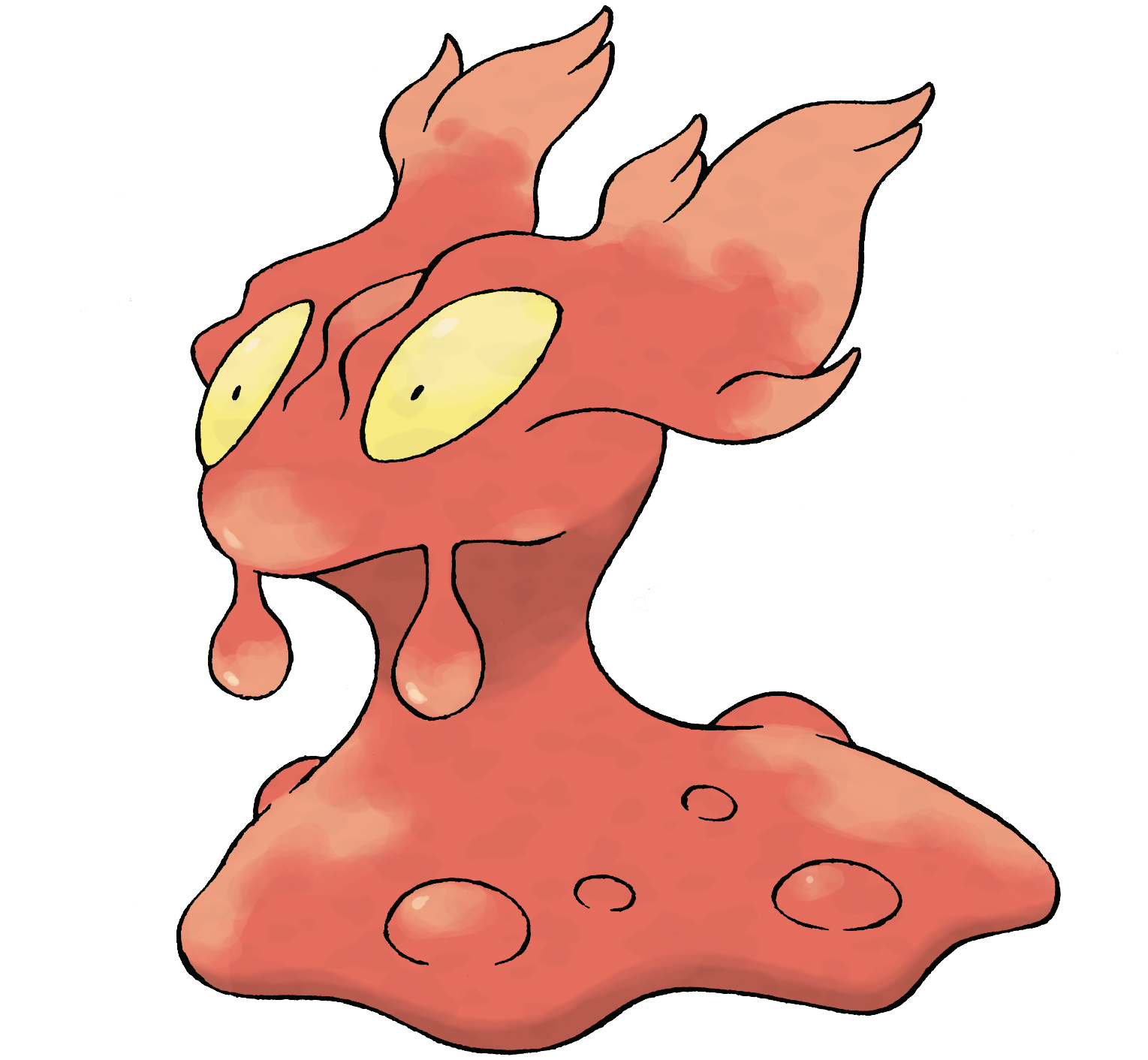 Archivo:Slugma.png - WikiDex, la enciclopedia Pokémon