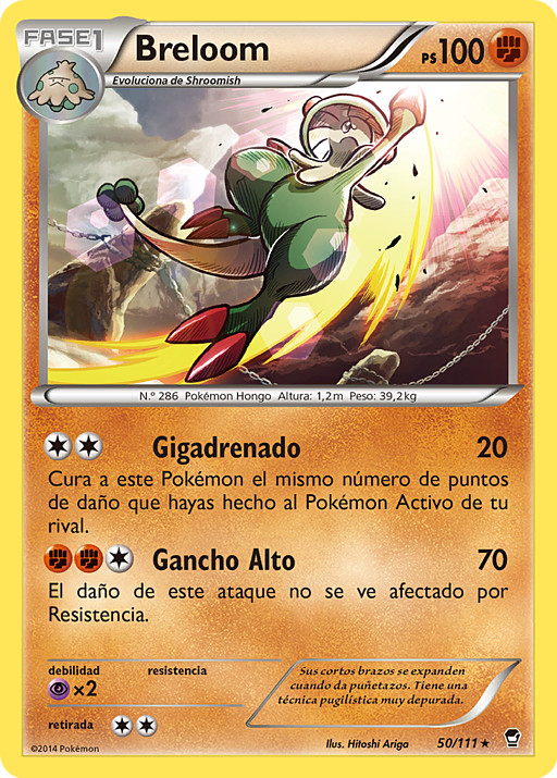 Breloom (Puños Furiosos TCG) - WikiDex, la enciclopedia Pokémon