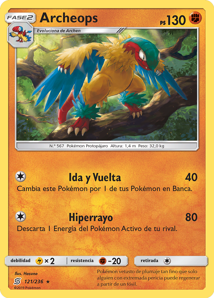 Archeops (Mentes Unidas TCG) - WikiDex, la enciclopedia Pokémon