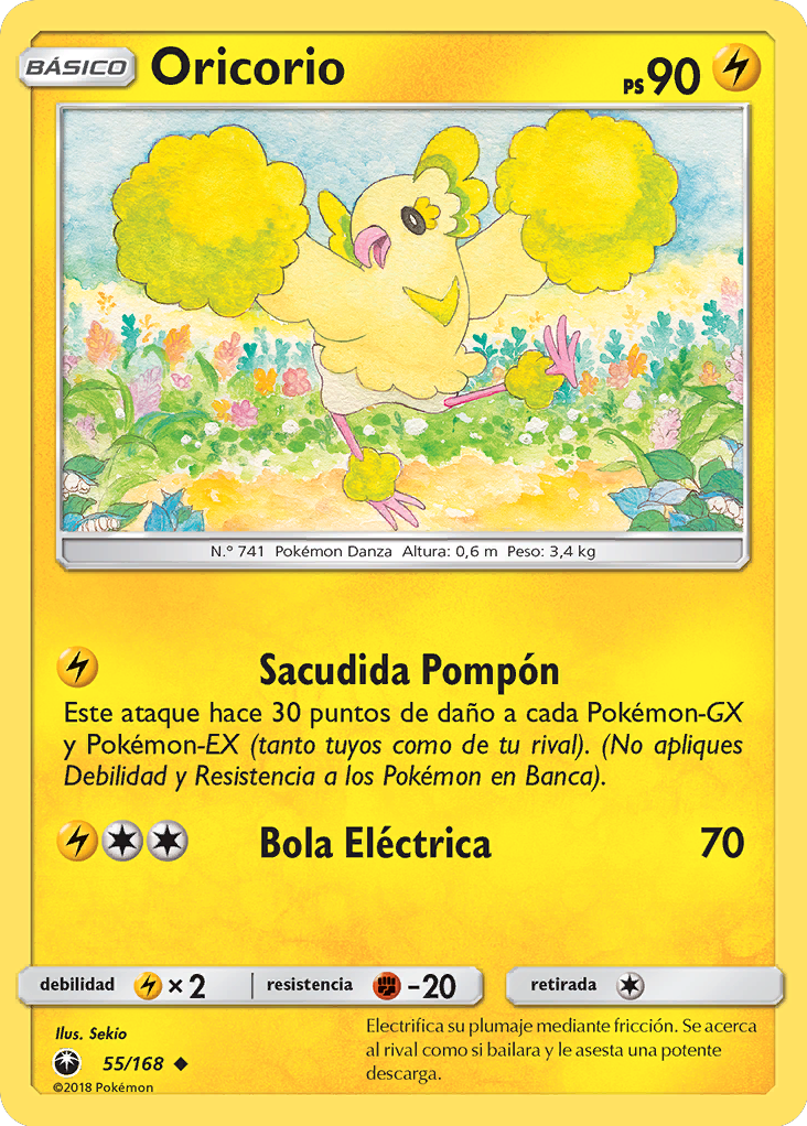 Oricorio (Tormenta Celestial 55 TCG) - WikiDex, la enciclopedia Pokémon