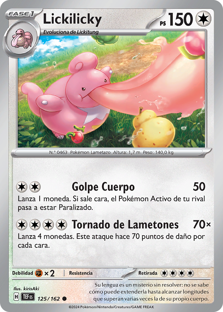 Lickilicky (Fuerzas Temporales TCG) - WikiDex, la enciclopedia Pokémon
