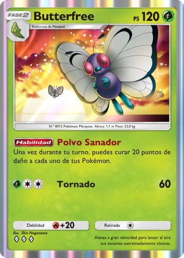 Butterfree (Genes Formidables TCG Pocket) - WikiDex, la enciclopedia ...