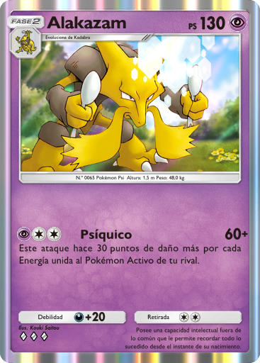 Alakazam (Genes Formidables TCG Pocket) - WikiDex, la enciclopedia Pokémon
