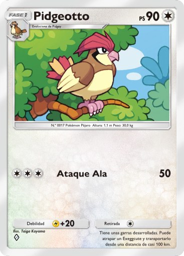 Pidgeotto (La Isla Singular TCG Pocket) - WikiDex, la enciclopedia Pokémon