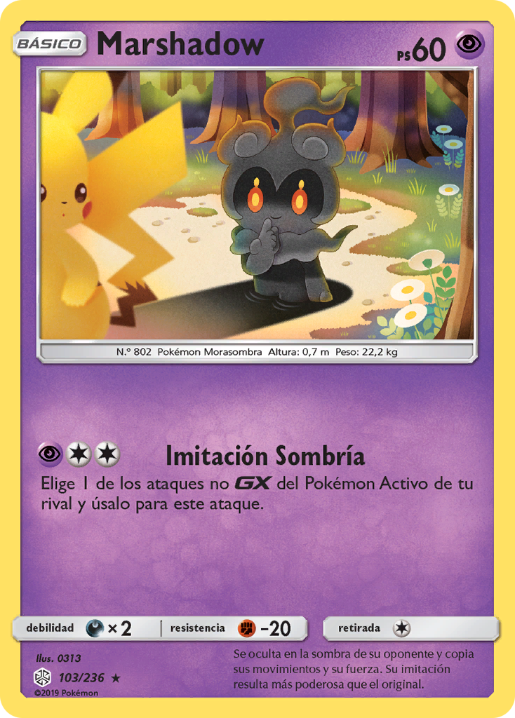 Marshadow (Eclipse Cósmico TCG) - WikiDex, la enciclopedia Pokémon