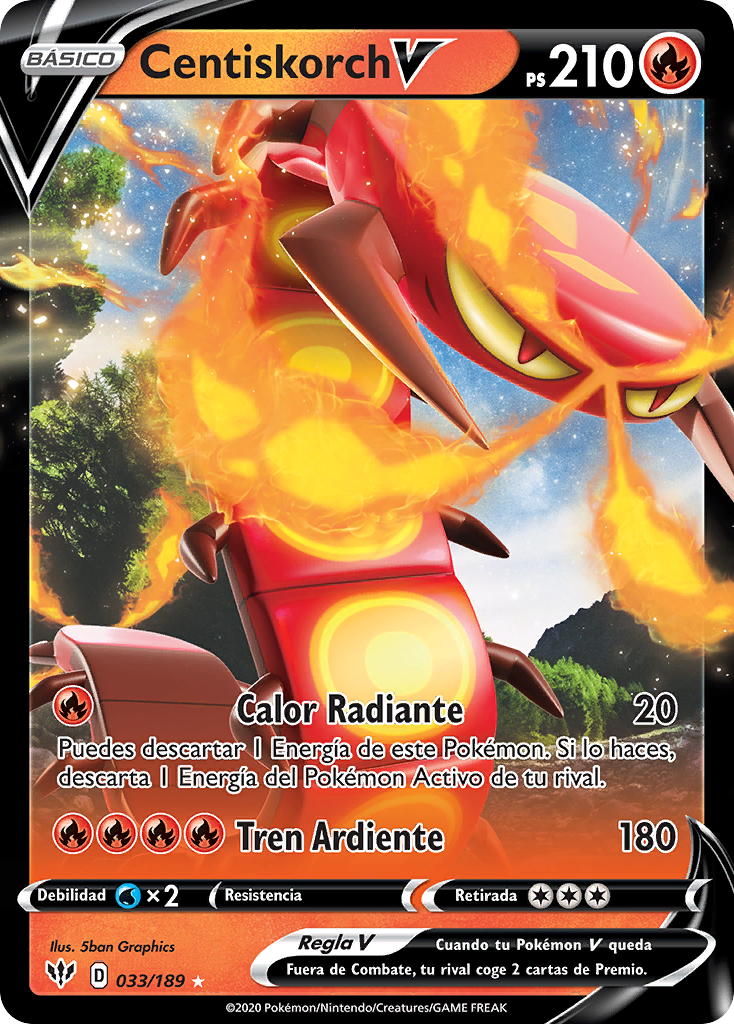 Centiskorch V (Oscuridad Incandescente TCG) - WikiDex, la enciclopedia ...