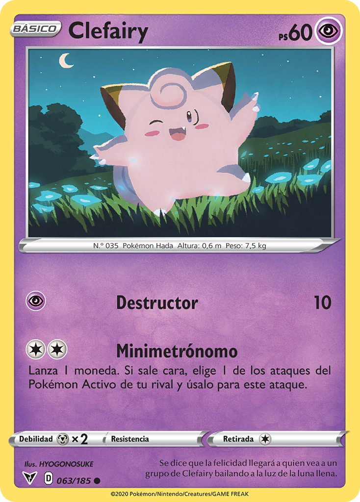 Clefairy (Voltaje Vívido TCG) - WikiDex, la enciclopedia Pokémon