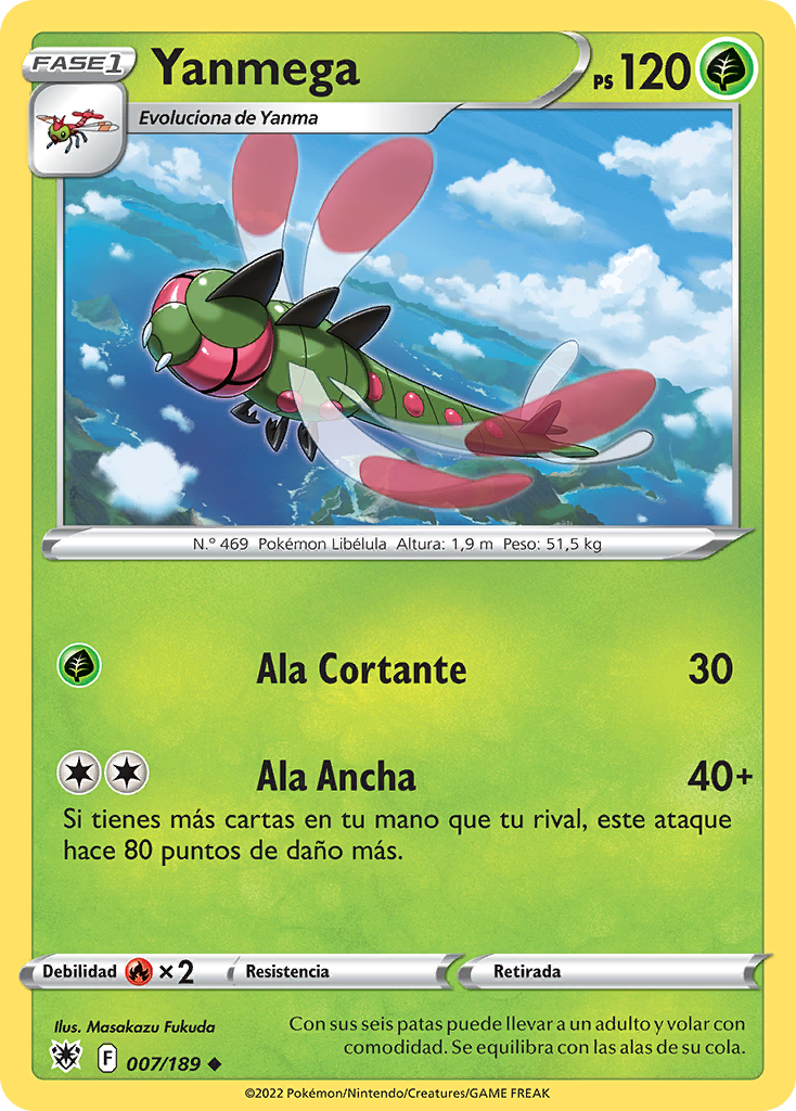 Yanmega (Resplandor Astral TCG) - WikiDex, la enciclopedia Pokémon