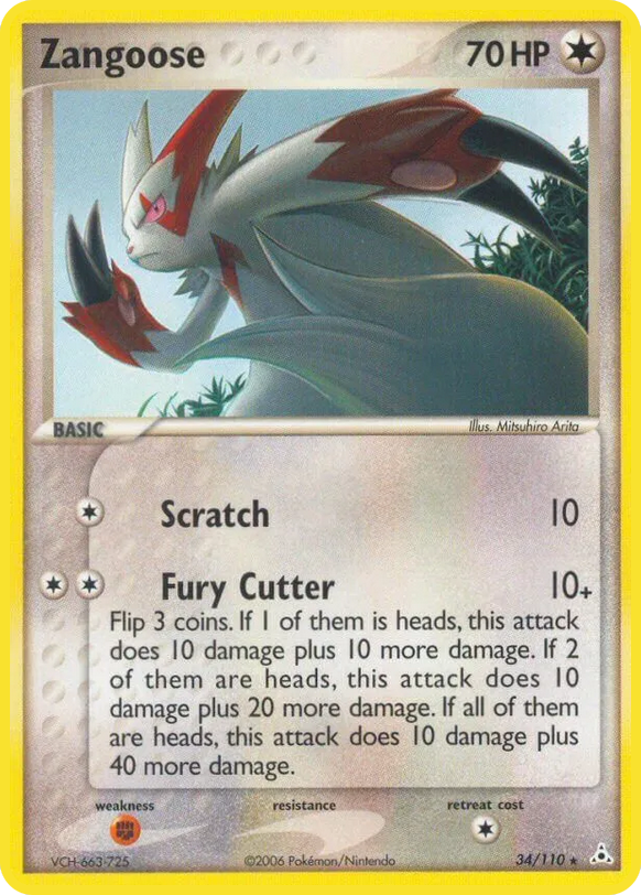 Zangoose (Holon Phantoms TCG) - WikiDex, la enciclopedia Pokémon