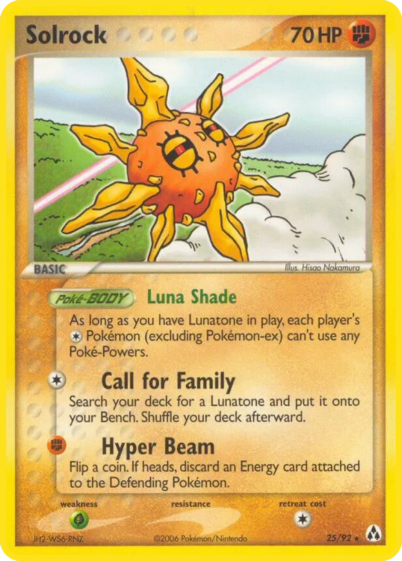 Solrock (Legend Maker TCG) - WikiDex, la enciclopedia Pokémon