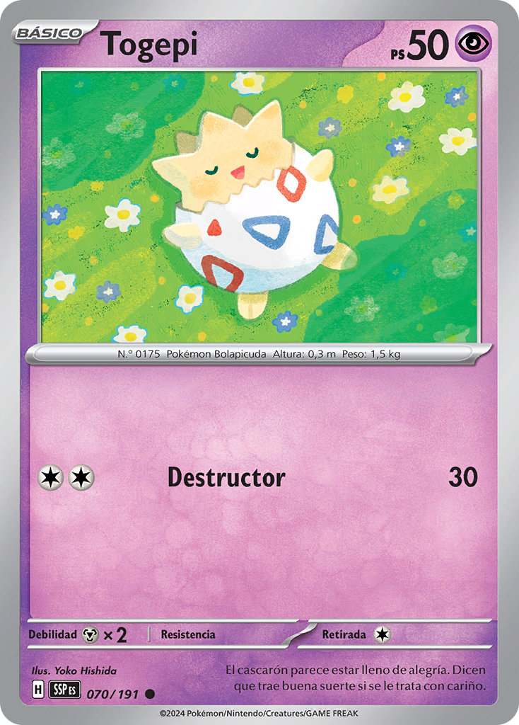 Togepi (Chispas Fulgurantes TCG) - WikiDex, la enciclopedia Pokémon