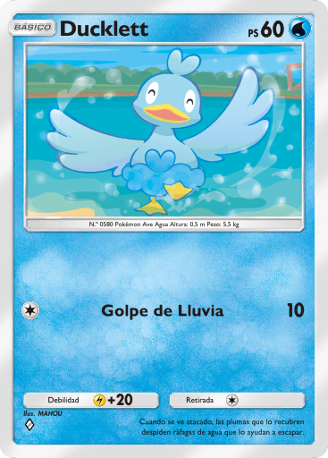 Ducklett (Saber Marino y Celeste TCG Pocket) - WikiDex, la enciclopedia ...