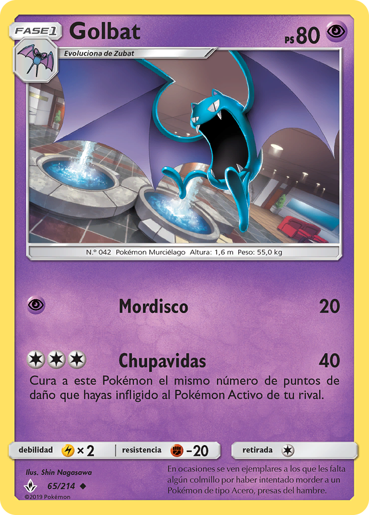 Golbat (Vínculos Indestructibles TCG) - WikiDex, la enciclopedia Pokémon