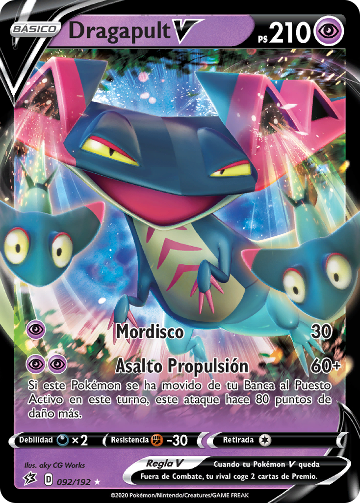 Dragapult V (Choque Rebelde TCG) - WikiDex, la enciclopedia Pokémon
