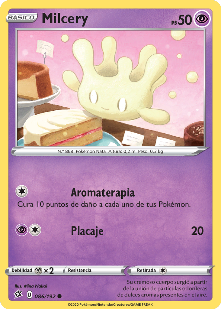 Milcery (Choque Rebelde TCG) - WikiDex, la enciclopedia Pokémon