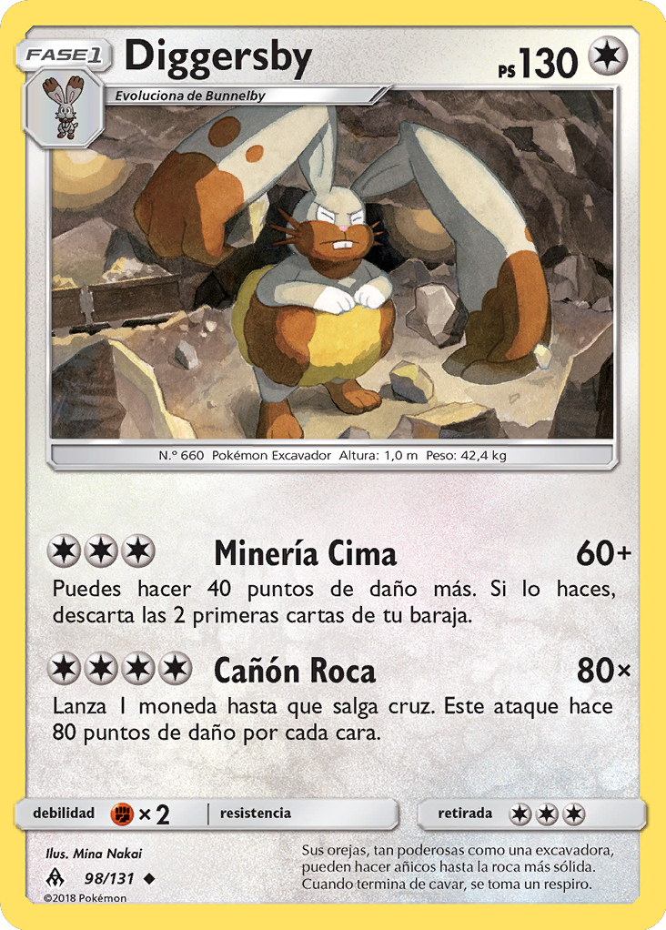 Diggersby (Luz Prohibida TCG) - WikiDex, la enciclopedia Pokémon