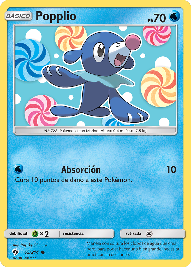 Popplio (Truenos Perdidos 65 TCG) - WikiDex, la enciclopedia Pokémon