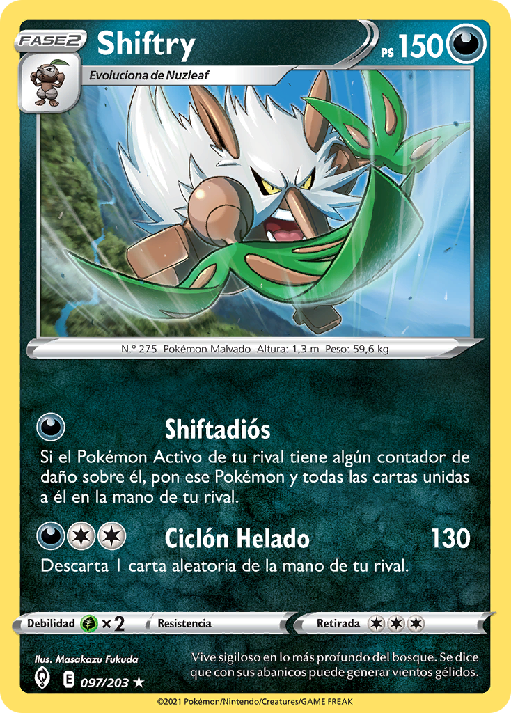 Shiftry (Cielos Evolutivos TCG) - WikiDex, la enciclopedia Pokémon