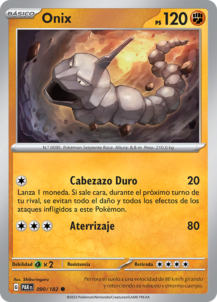 Onix (Brecha Paradójica TCG) - WikiDex, la enciclopedia Pokémon