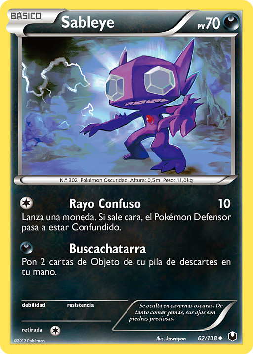 Sableye (Oscuros Exploradores TCG) - WikiDex, la enciclopedia Pokémon